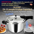 10.57QT Stainless Steel Cooker Canner, , Commercial Grade, Rapid ...