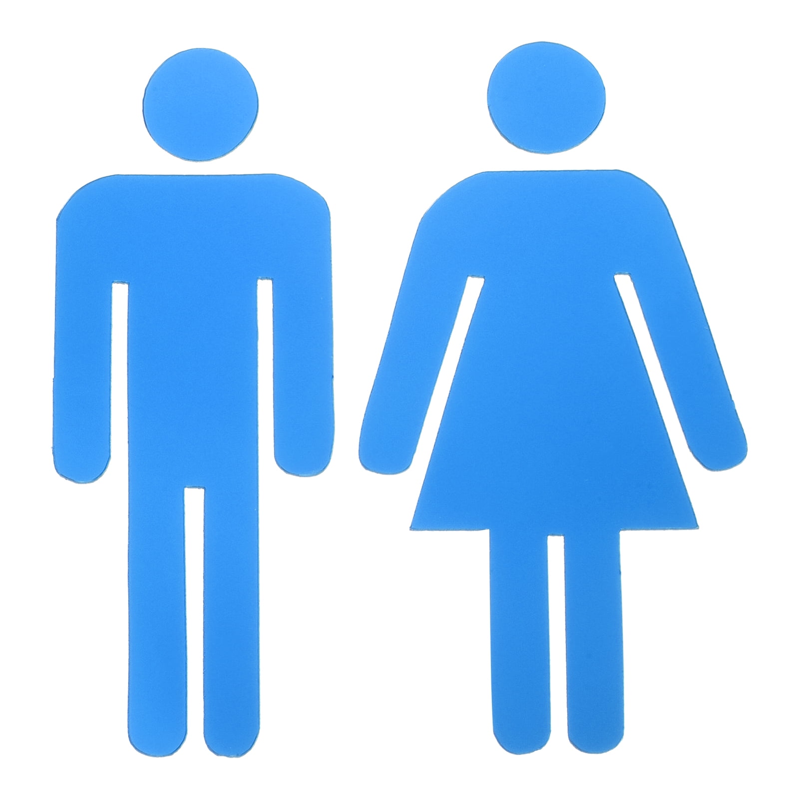 Uxcell Bathroom Sign, Acrylic Restroom Men's and Women's Gender Sign ...