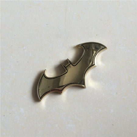 Metal Badge Emblem Bat 3D Tail Decals Auto Car Motorcycle Logo Sticker ...