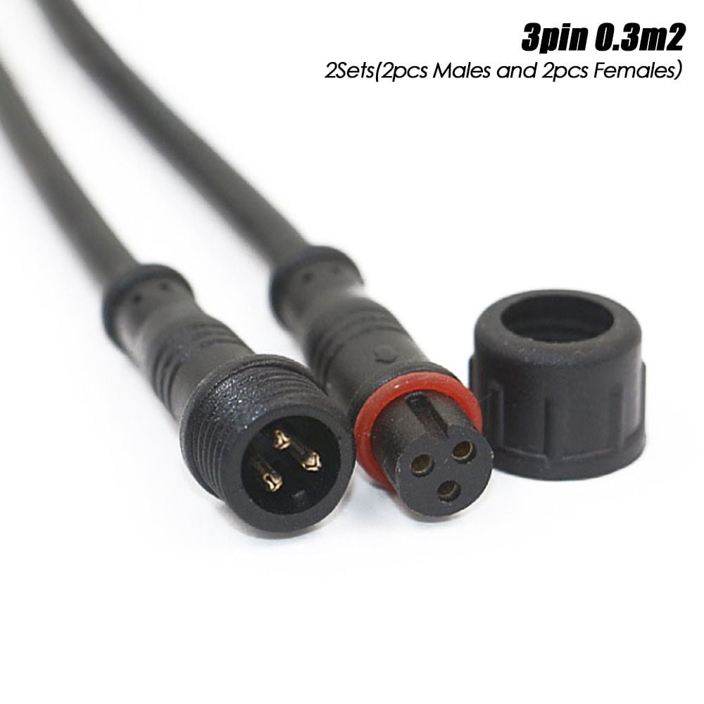 Black Display Pin Signal Line M12 Waterproof Connector Line Optional ...