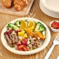 150 Pack 9 Inch Compostable Paper Plates Heavy Duty Disposable ...