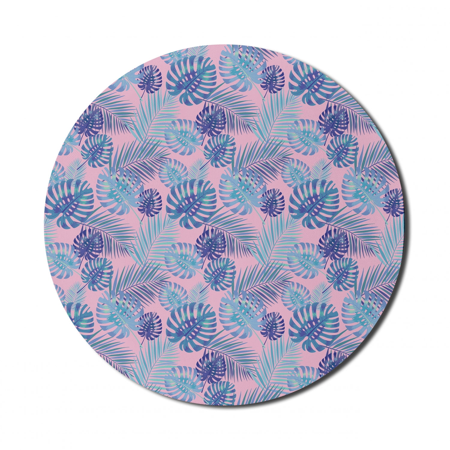 Exotic Mouse Pad for Computers, Tropical Palm and Monstera Leaves ...