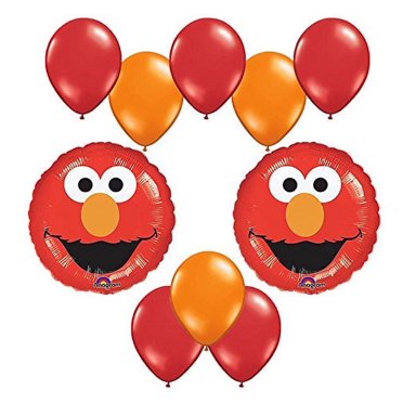 Elmo AirWalker 54" Foil Balloon, Red - Sesame Street Birthday Party ...