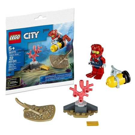 LEGO City Ocean Diver Bagged Building Toy Set 30370 | Walmart Canada
