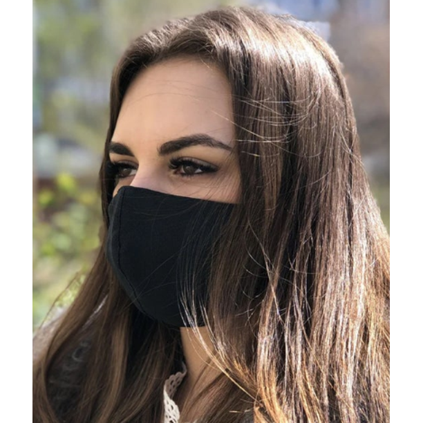 Adjustable Black Face Mouth & Nose Covering, One Size Fits Most Adults ...