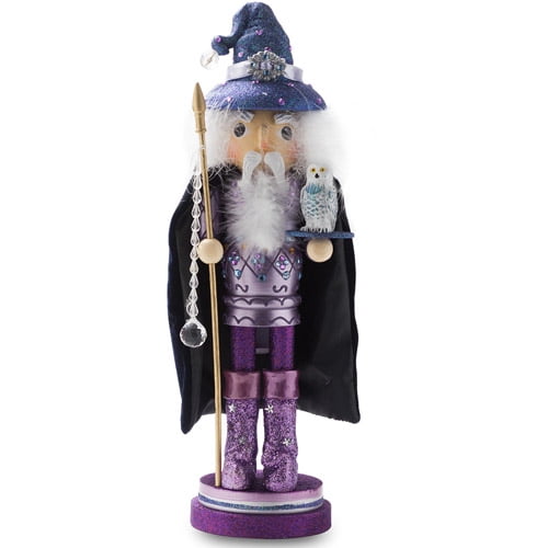 Kurt Adler 18" Hollywood Wooden Wizard Nutcracker - Walmart.com ...