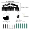 1set Iron Medal Hanger Holder Display Wall Rack with Screws Swimming ...