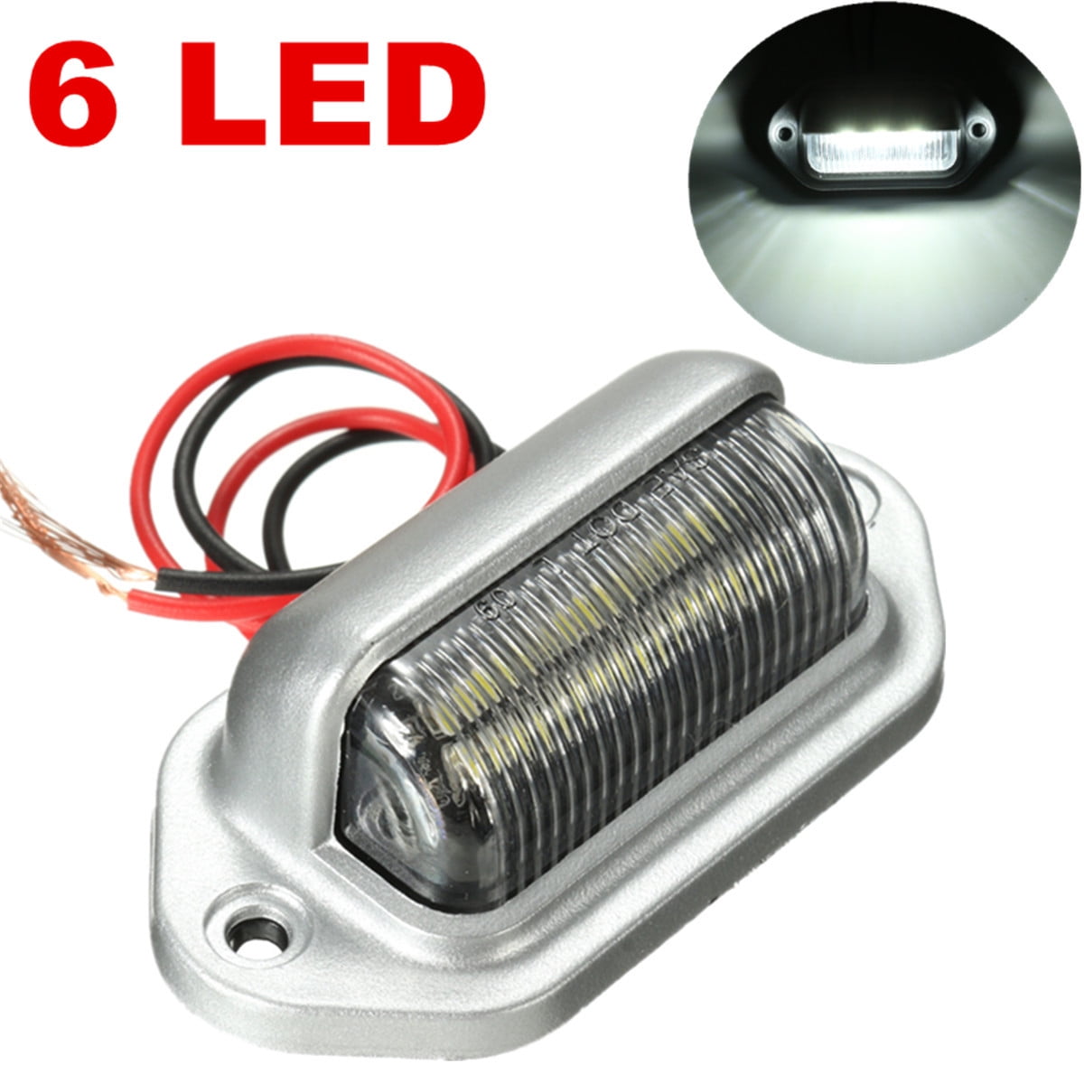 6 LED License Plate Tag Light Boat RV Truck Trailer Interior RV Lamp ... 6 LED License Plate Tag Light Boat RV Truck Trailer Interior RV Lamp ...