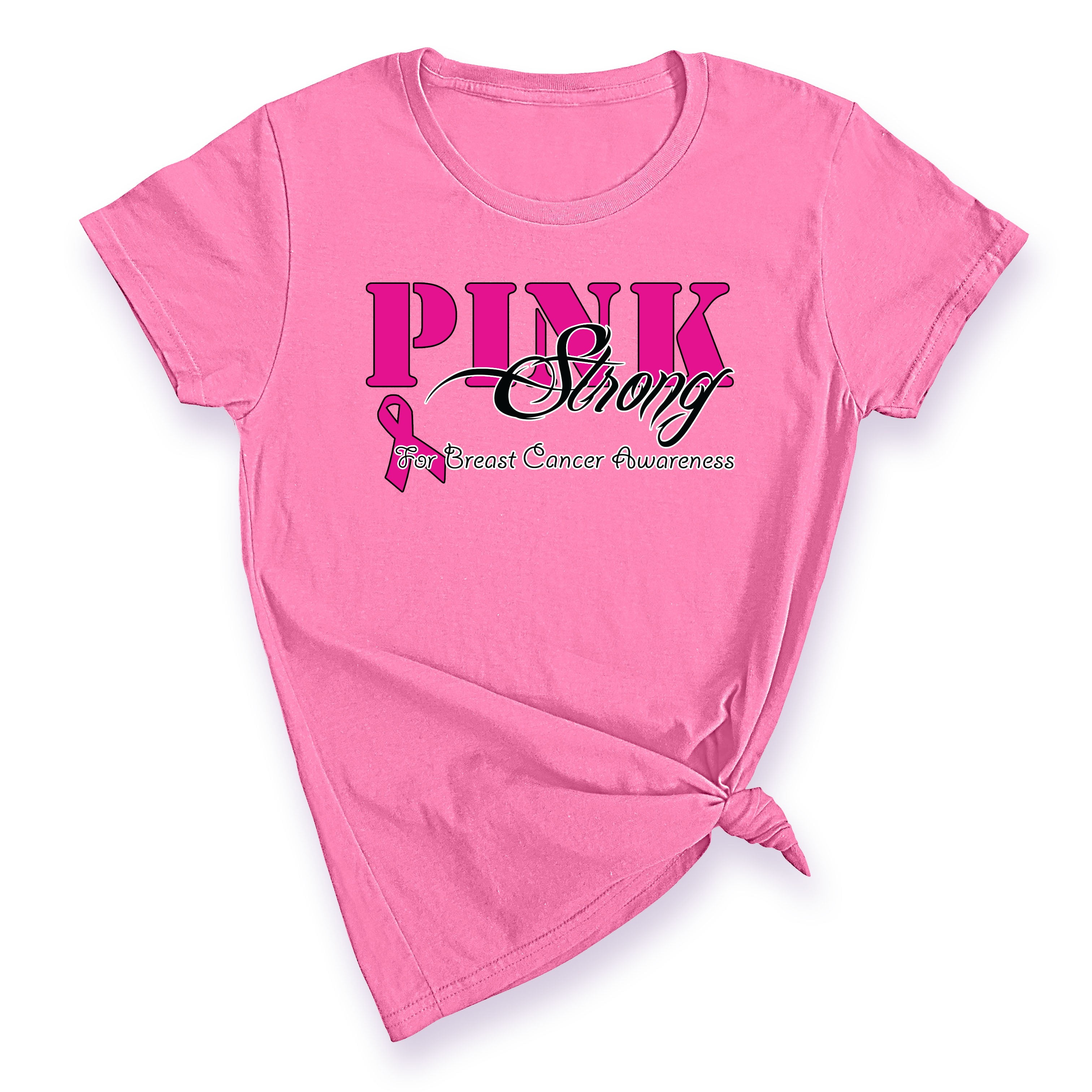 Pink Strong Breast Cancer Awareness Support Family Friends Run Walk ...