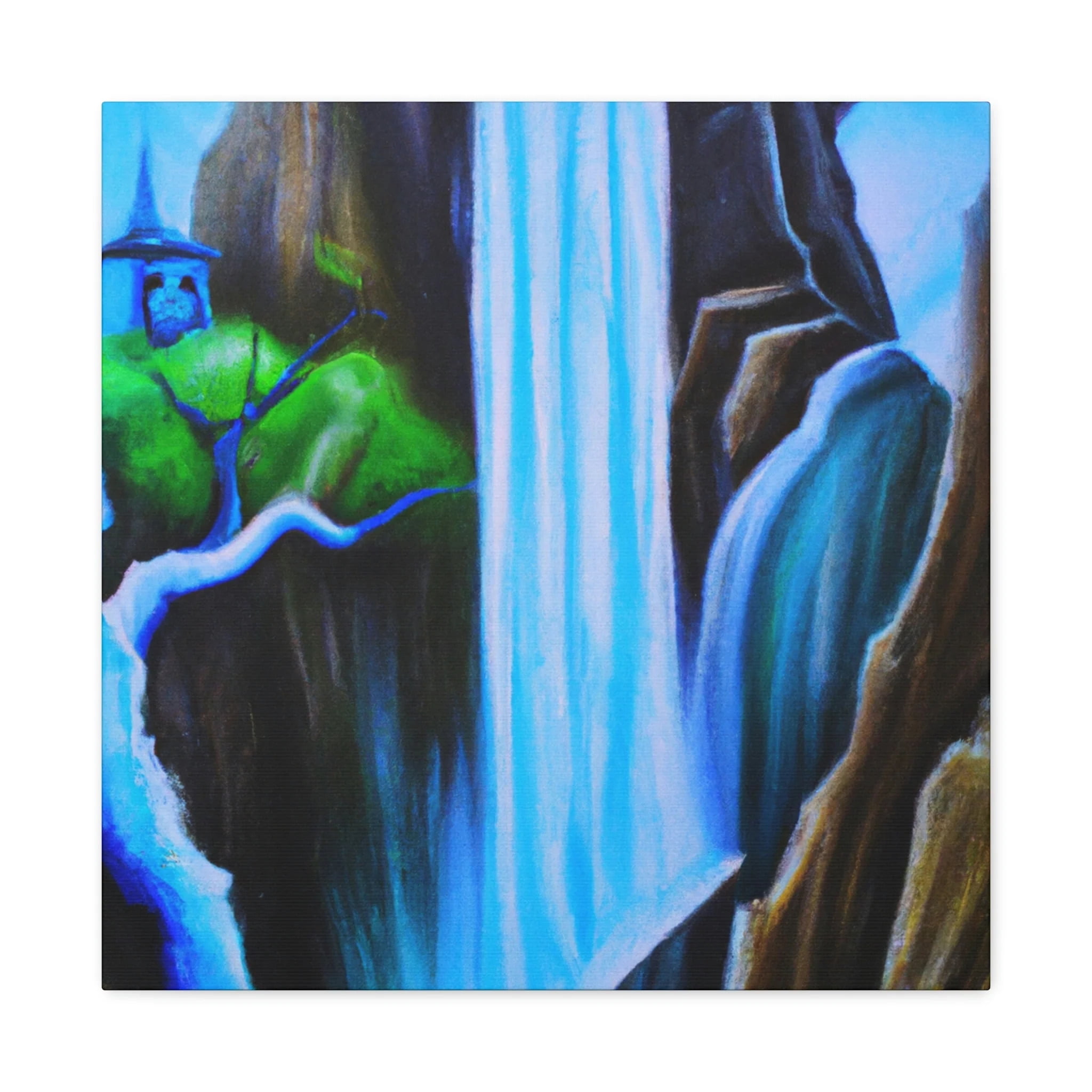 Waterfall Dreaming Reflected - Canvas - Walmart.com