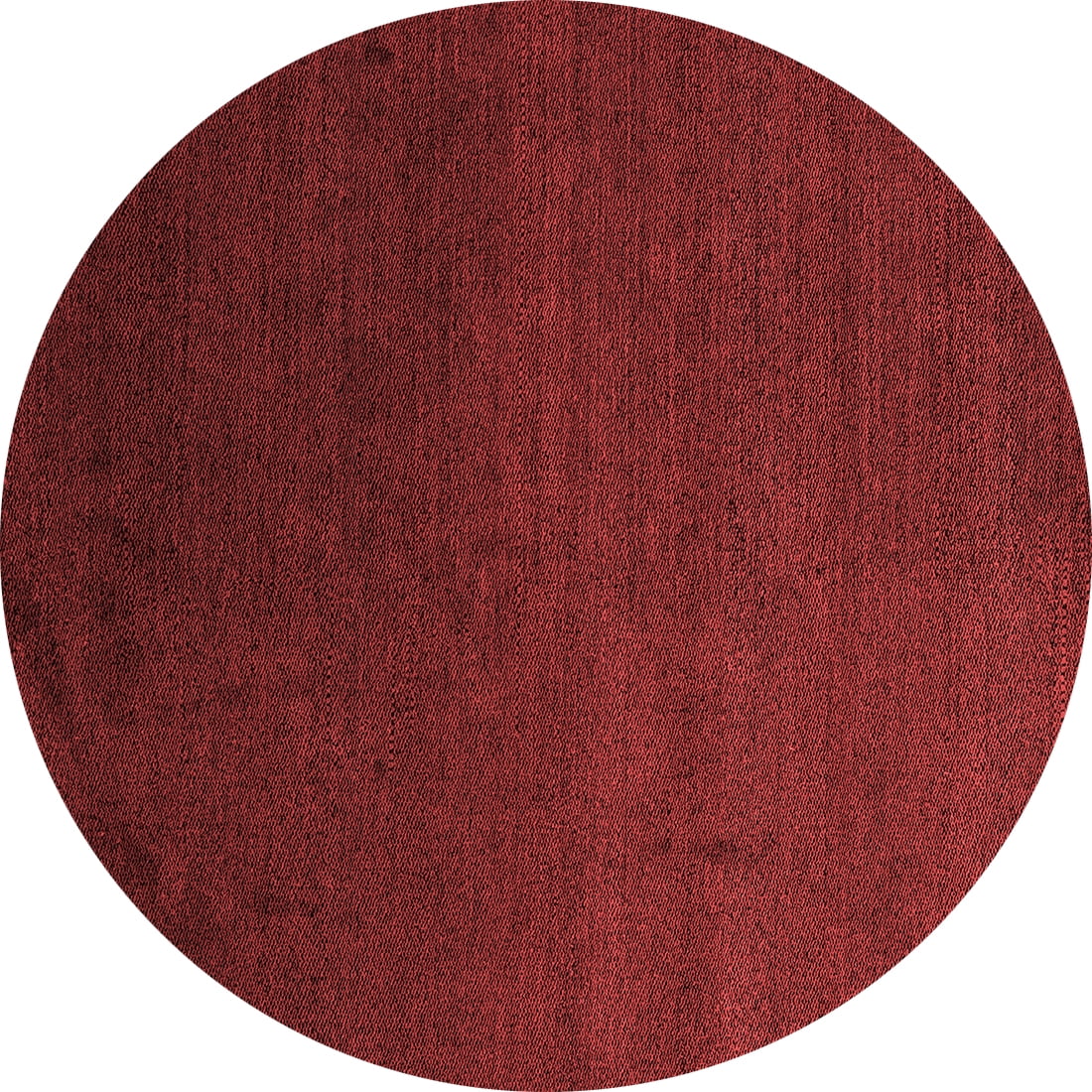 Ahgly Company Indoor Round Abstract Red Modern Area Rugs, 7' Round ...
