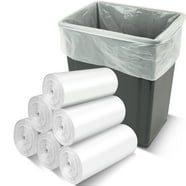 PROcure 7-10 Gallon Clear Trash Bags, 100 Count, High Density, 8 ...