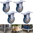 ZMKIAG 3 Inch Heavy Duty Caster Wheels – Set of 4 Locking Castors with ...