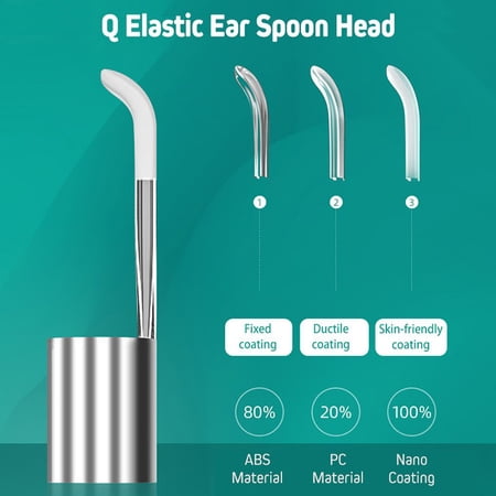 3.9Mm Video Ear Pick With Screen P50 Digital Otoscope Ear Camera ...