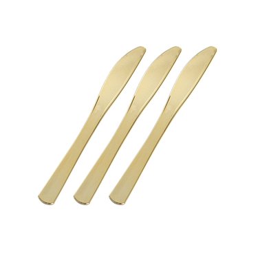 Gold Splendor LOOKS LIKE REAL!! Gold Plastic Spoons *Case of 100 ...
