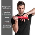 THERABAND FlexBar, Red, Light Thickness, 10 LBS Resistance, Grip ...