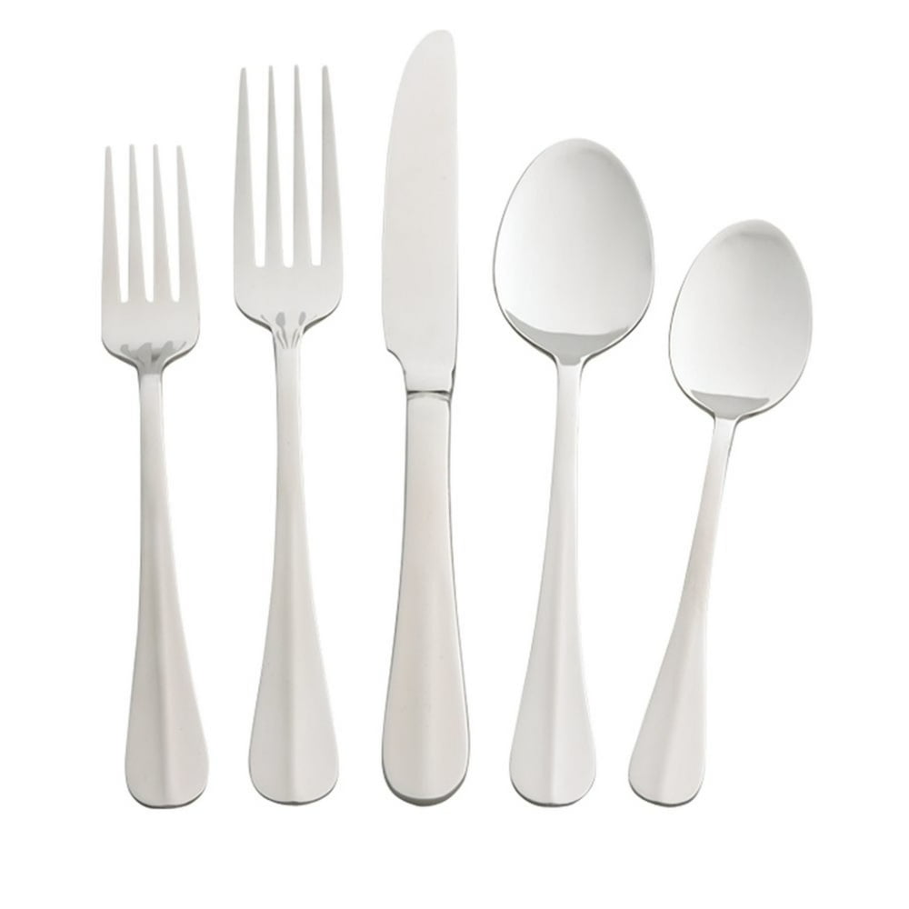 International Silver Simplicity 53-piece Stainless Steel Flatware Set ...