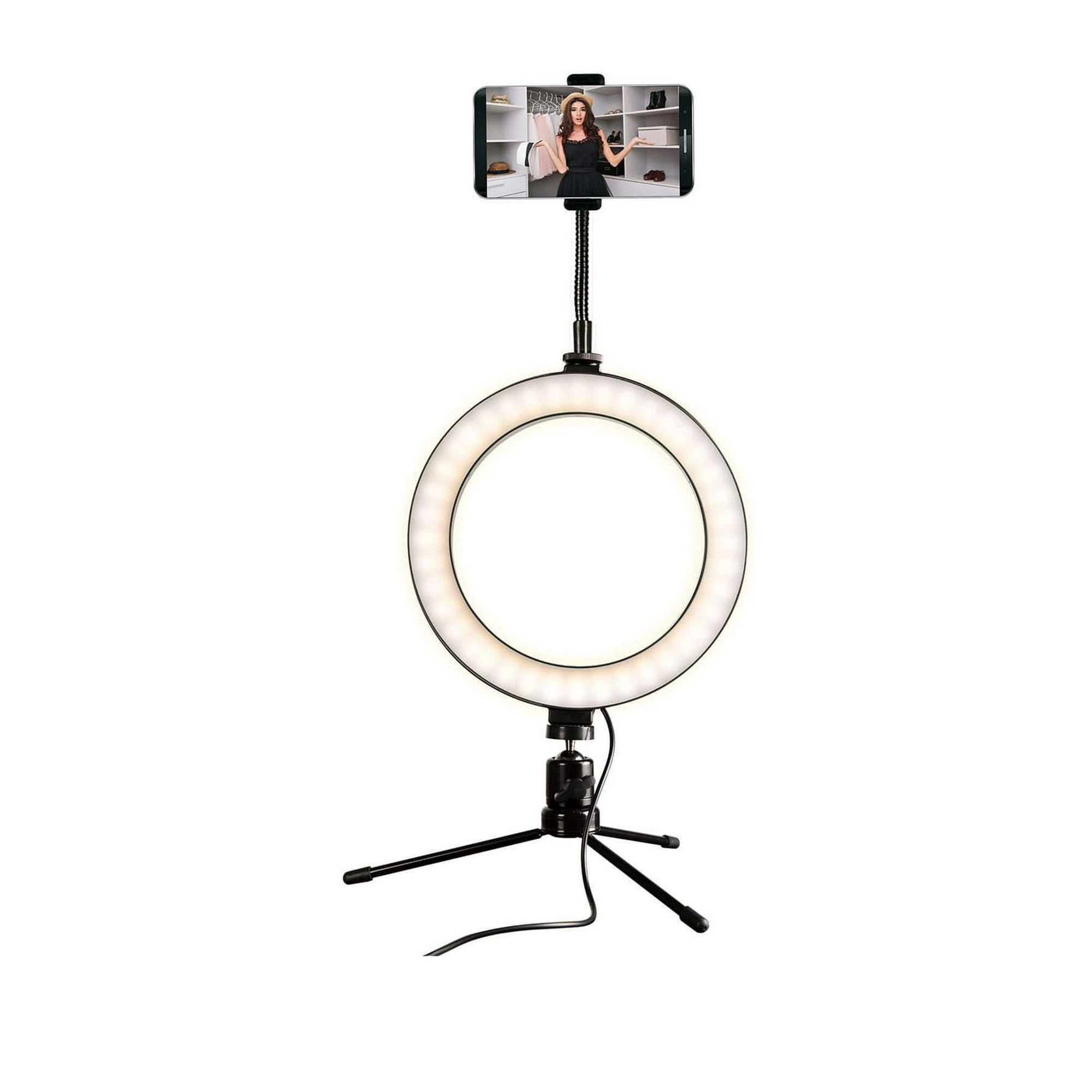 Click here for Brookstone 10 Deluxe Studio Ring Light prices