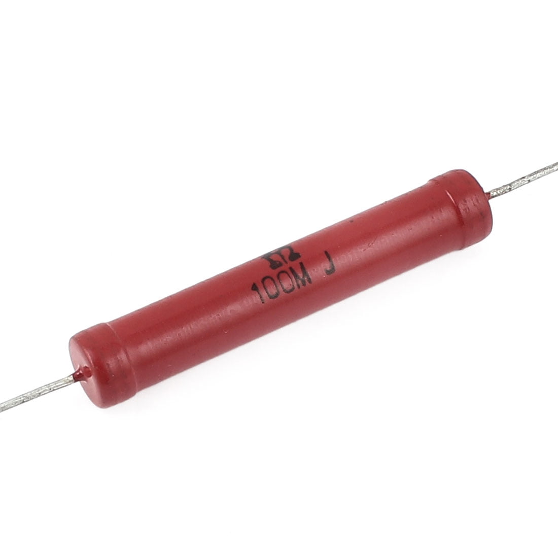 9mm x 50mm 100MOhm 5% Glass Glaze Film High Voltage Resistor - Walmart.com
