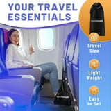 Basic Concepts Airplane Foot Rest, Adjustable Memory Foam Footrest ...