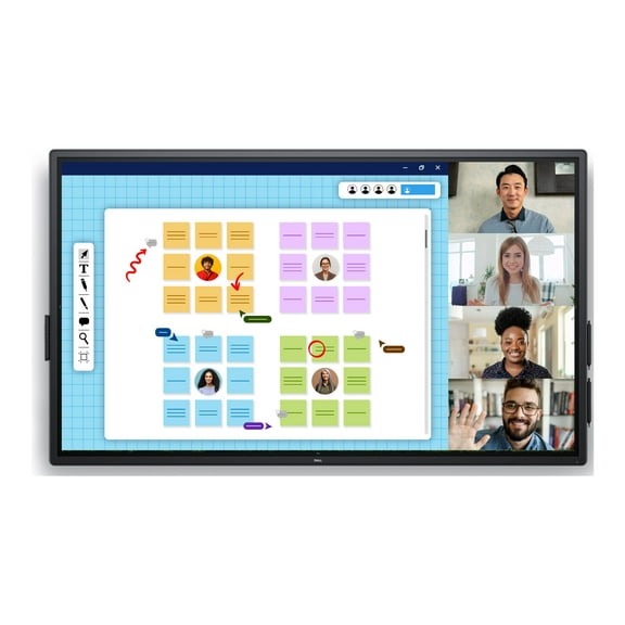 DELL 65 " P6524QT Interactive flat panel LCD 350 cd/m² 4K Ultra HD ...