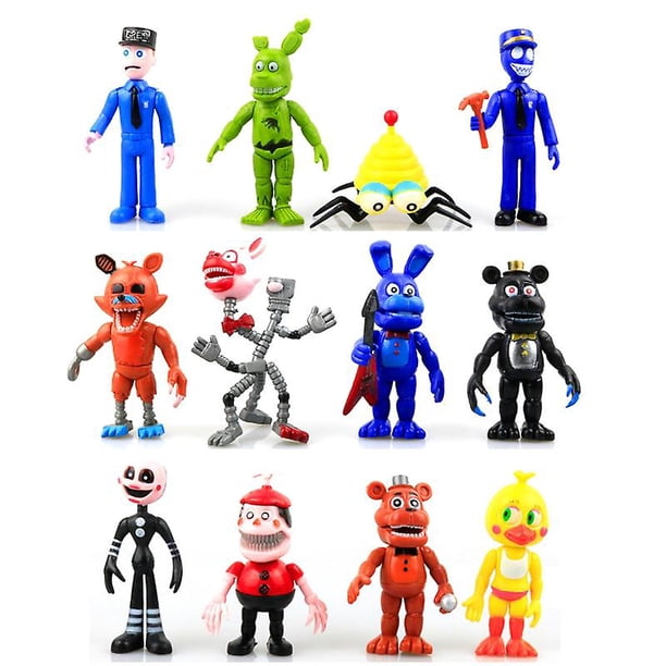 Fnaf On Five Nights Security Breach Action Figures Bonnie Foxy Toys ...
