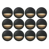 GKOplus 12 Inch LED Hardscape Lighting, Low Voltage Paver Wall Step ...