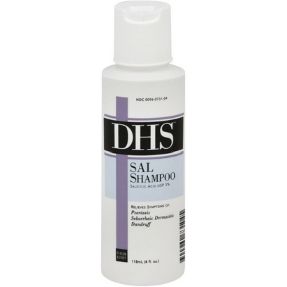 DHS Sal Shampoo, 4 oz (Pack of 2) - Walmart.com - Walmart.com