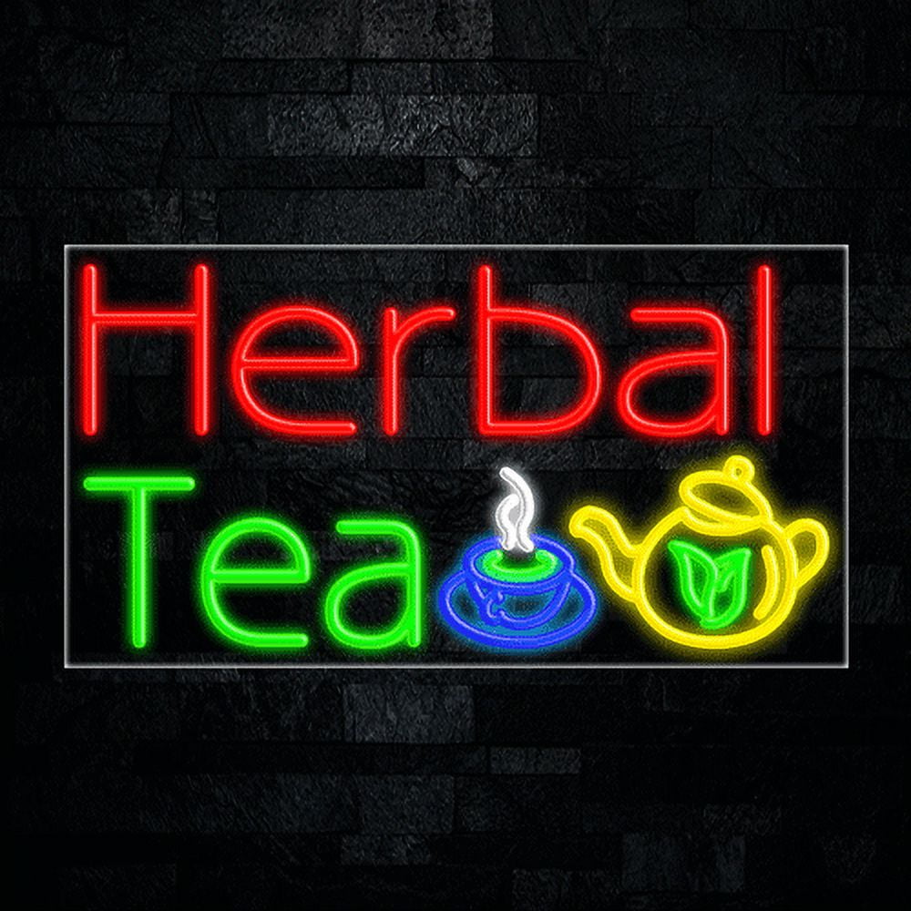 Herbal Tea-LED Neon Sign 33"L x 18"H #31303 - Walmart.com