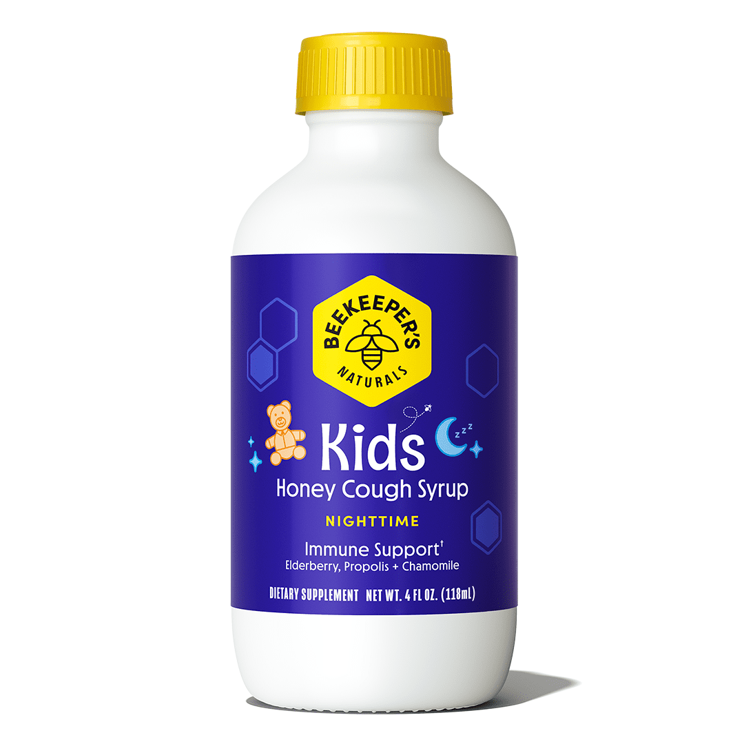 Beekeeper's Naturals Kids Nighttime Honey Cough Syrup, 4 oz - Walmart.com