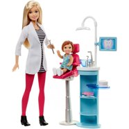 Barbie Salon Station Furniture Set with Doll & Accessories, Blonde ...