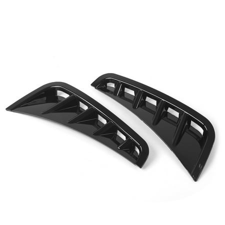 Spoiler Canards Kit, ABS 2 Pcs Front Bumper Side Canard For Car ...