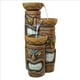 Design Toscano Cascading Aloha Tiki Three-Bowl Garden Fountain ...