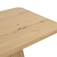 Pemberly Row Contemporary 71" Dining Table in Natural Finish - Walmart.com