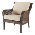 Mainstays Tuscany Ridge 4-Piece Wicker Outdoor Conversation Set, Beige ...