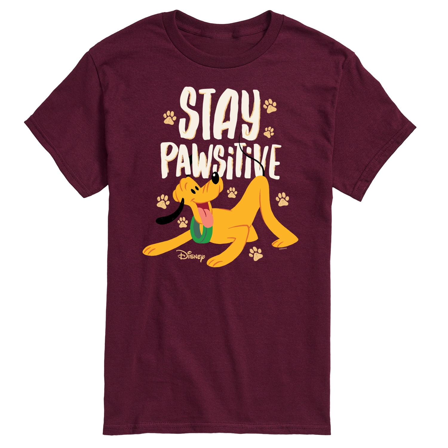 Disney Classics - Cats & Dogs - Stay Pawsitive - Men's Short Sleeve ...
