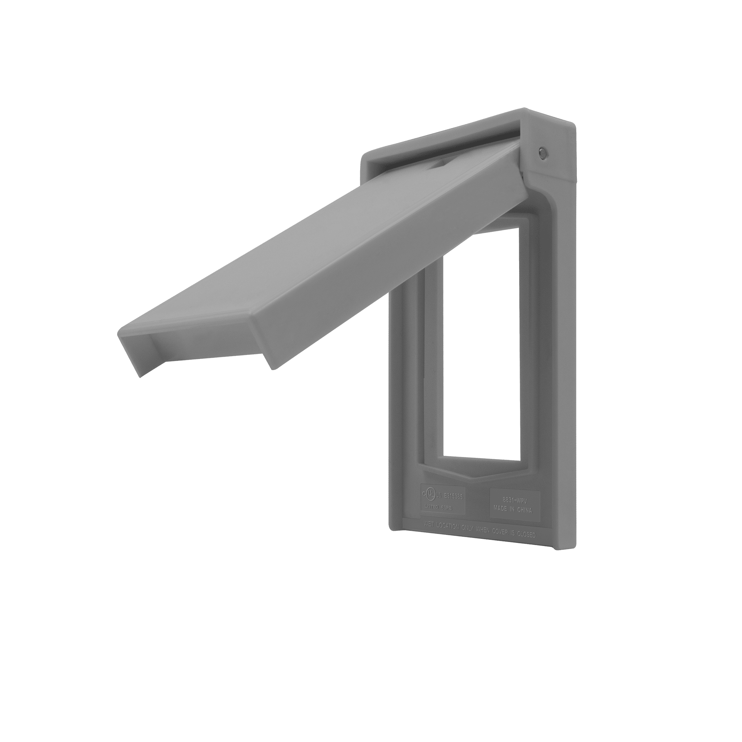 ENERLITES Vertical Decorator Weatherproof Wall Plate, Outdoor ...