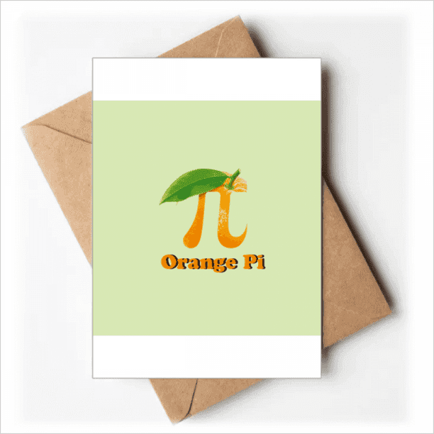 Calculation Mathematical Pi Orange Greeting Cards You are Invited ...
