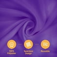 4 Pack Purple Tablecloths 90 x 132 Inch for 6ft Rectangle Tables - 150 ...
