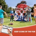 6FT Giant Inflatable Football Target Toss Game - Fun Kids Indoor ...