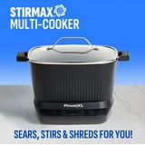 Power XL StirMax 7.5 Qt Multi-Cooker with Auto Stir/Shred Paddle and 9 ...