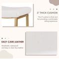 Summit Living Contemporary Glam 24 inch Saddle Bar Stools Set of 4 ...