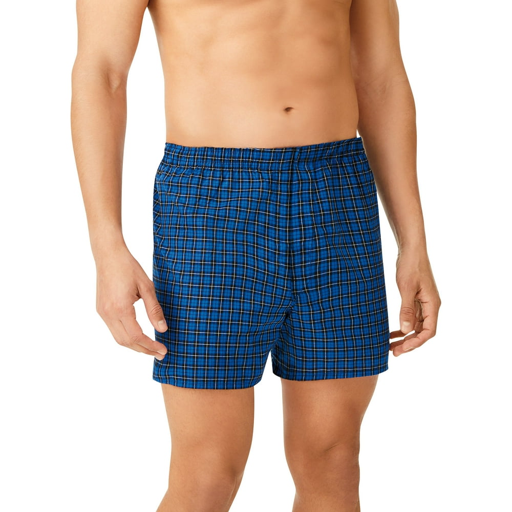 Hanes - Hanes Men's Woven Boxers, 3 Pack - Walmart.com - Walmart.com