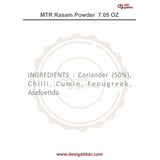 MTR Indian Cooking Seasonings - Madras Rasam Powder, 200 Grams (7.05oz ...