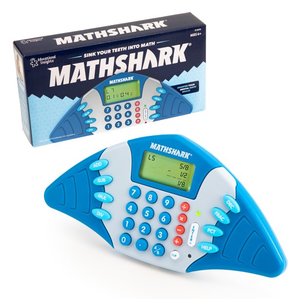 Educational Insights MathShark Electronic Math Game, Electronic ...