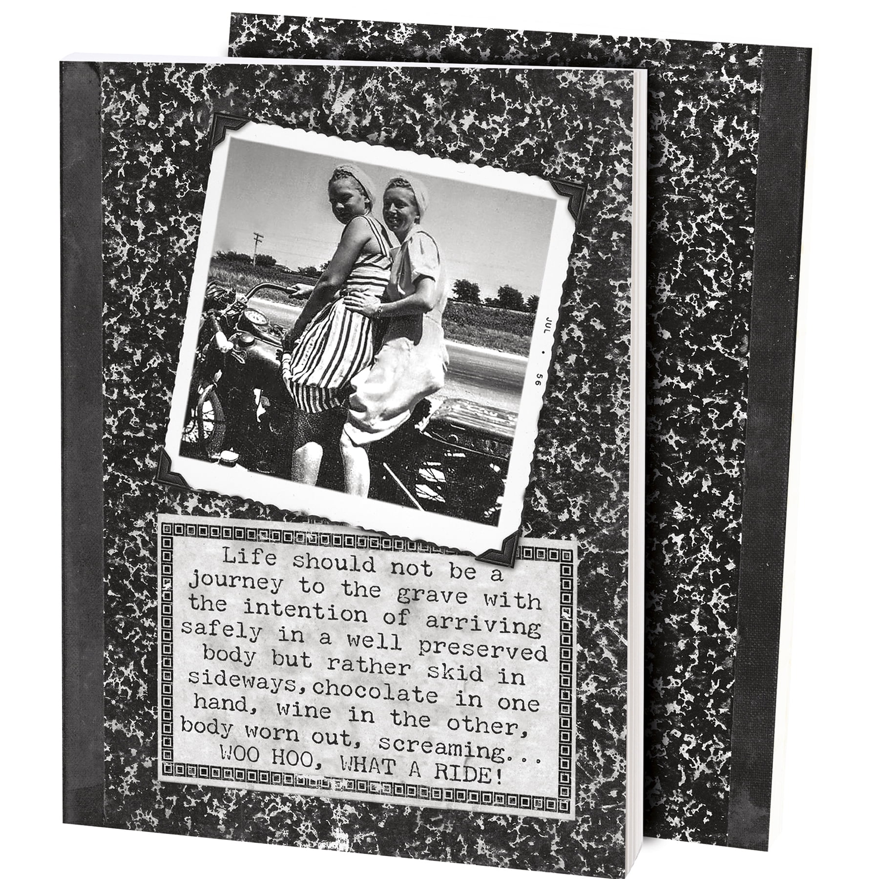 What A Ride Double-Sided Journal | 160 Lined Pages Notebook - Walmart.com