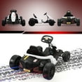 TOBBI 24V Kids Electric Drifting Go Kart UP to 8MPH W/ Helmet Set Music ...