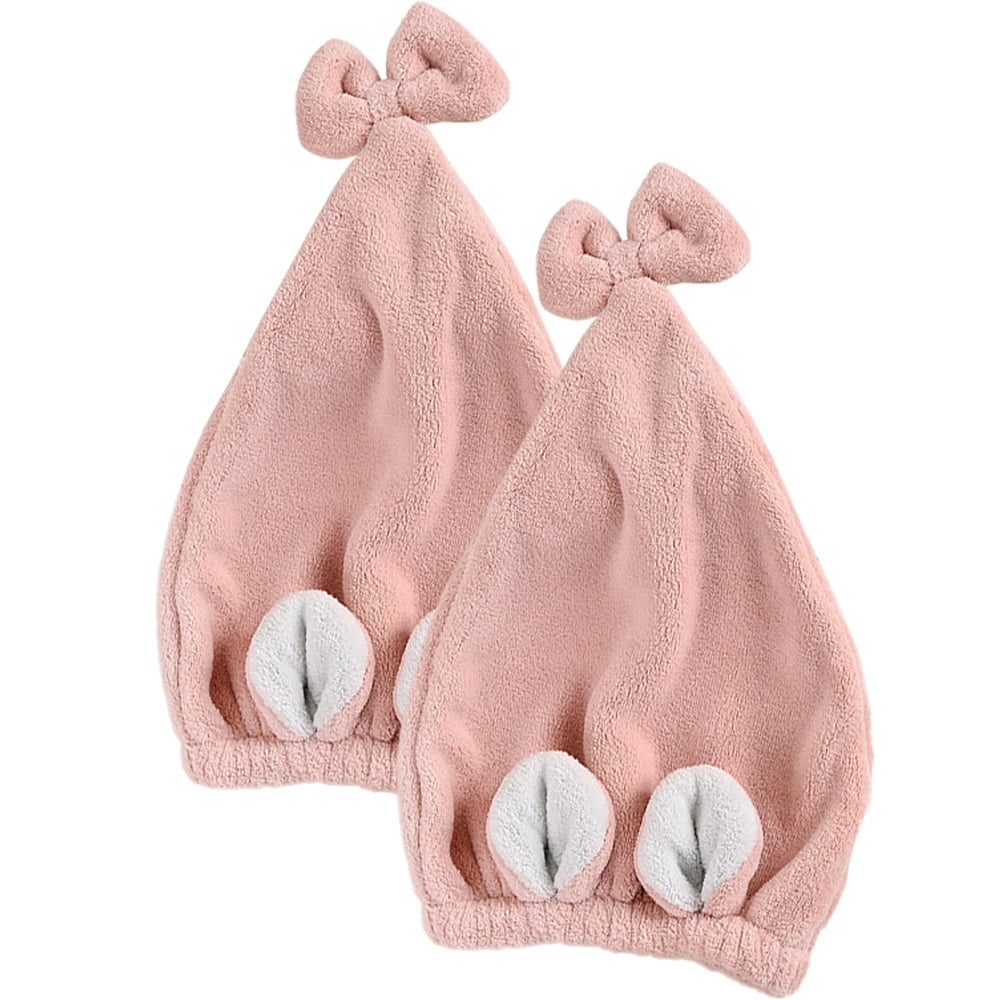 Absorbent Dry Hair Cap Head Towel Wraps for Girl Women - Walmart.com