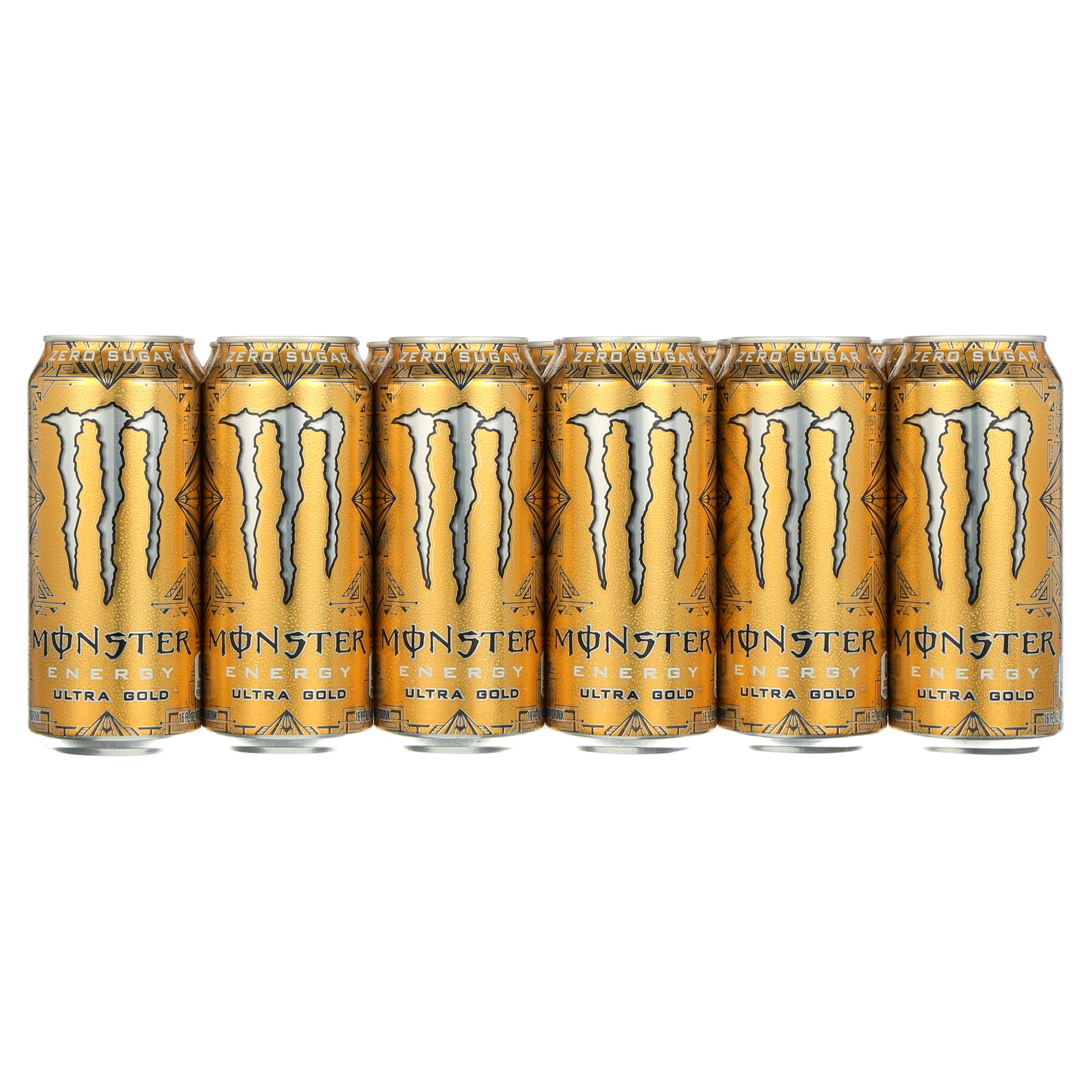 Monster Ultra Gold Energy Drink - 24 Cans, Sugar Free, 16 fl oz in ...
