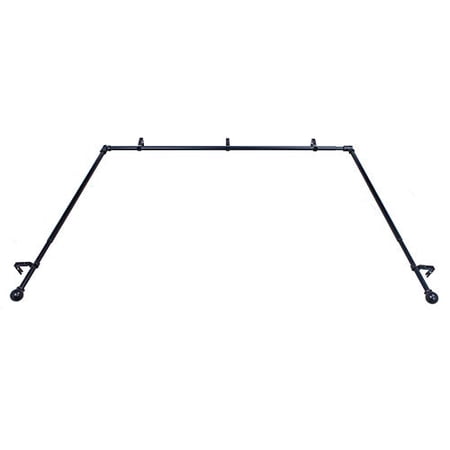 Decopolitan Bay Window 3/4" Black Ball Drapery Rod Set - Walmart.ca